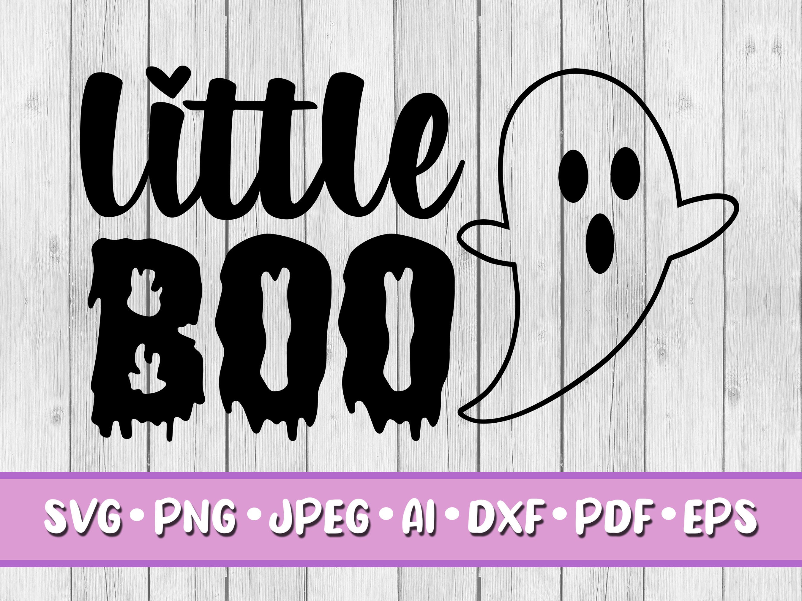 Little Boo SVG Descarga digital Svg Jpeg Png Dxf Eps - Etsy México