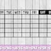 Weekly Planner SVG, Digital Download, Svg, Jpeg, Png, Dxf, Eps, Ai, PDF ...
