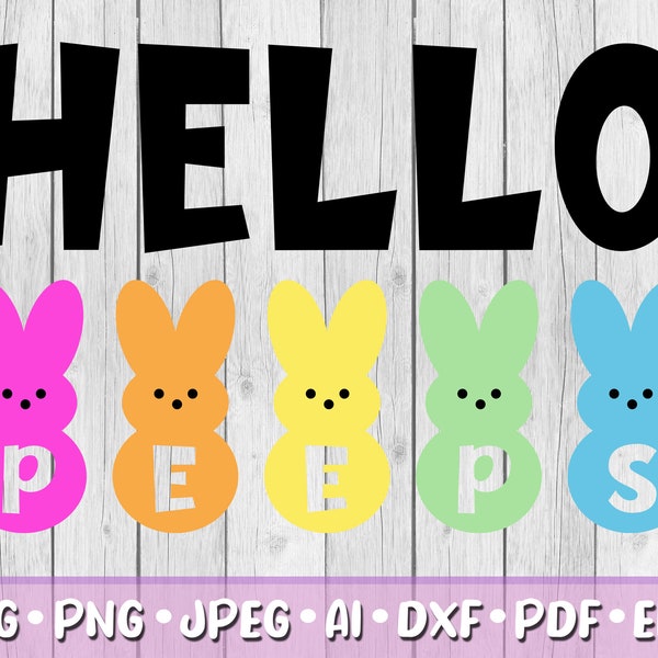 Welcome Peeps Svg - Etsy