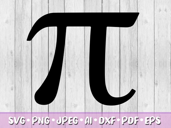 Pi SVG Digital Download Svg Jpeg Png Dxf Eps Ai PDF | Etsy Israel