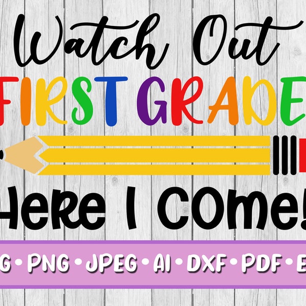 Watch Out 1st Grade - Etsy