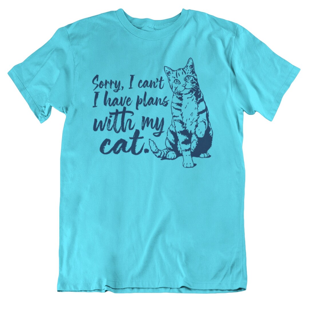 Plans With My Cat, Graphic Tees, Funny Shirts, Mens Tshirt, Graphic ...