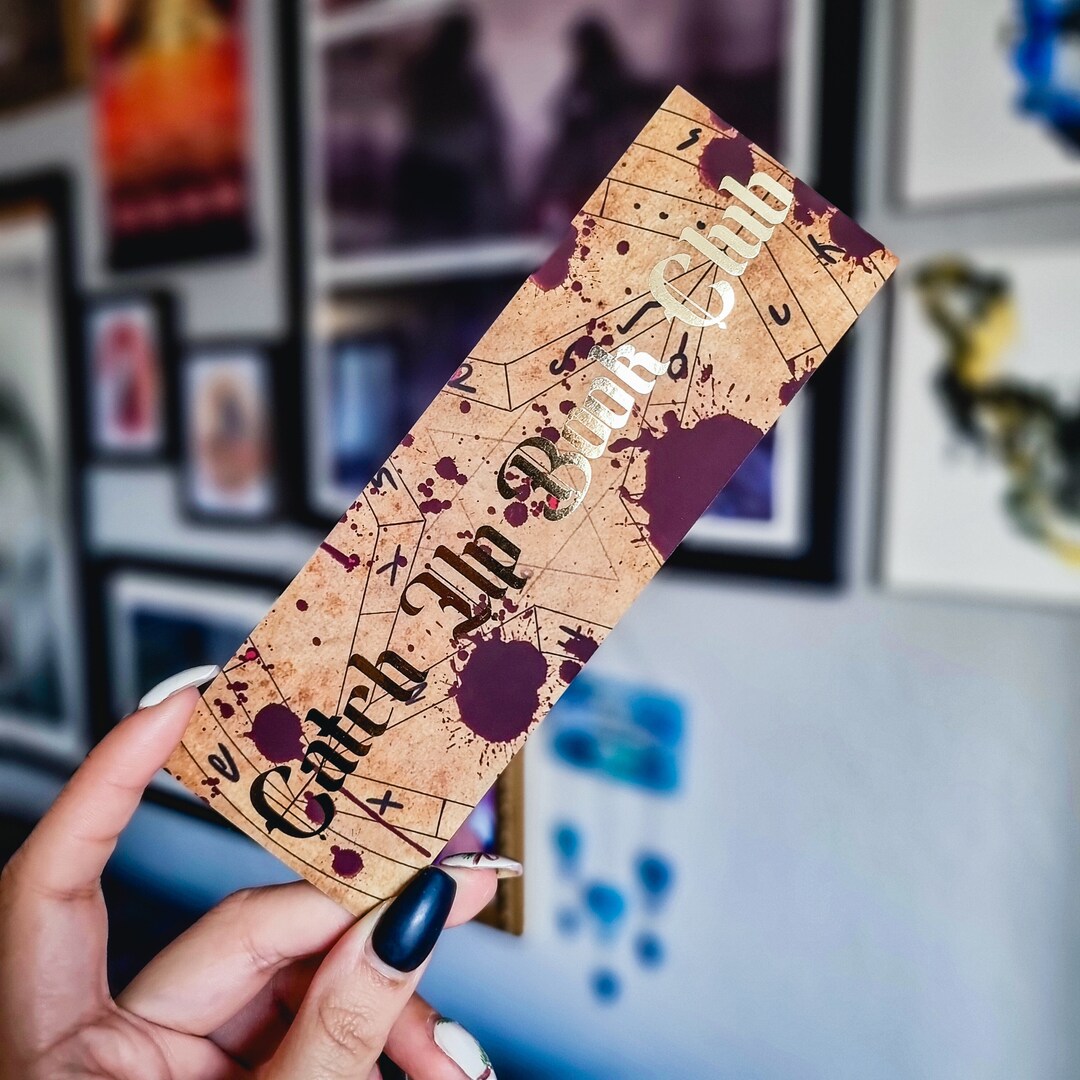 Catch up Book Club Bookmark - Etsy Sweden