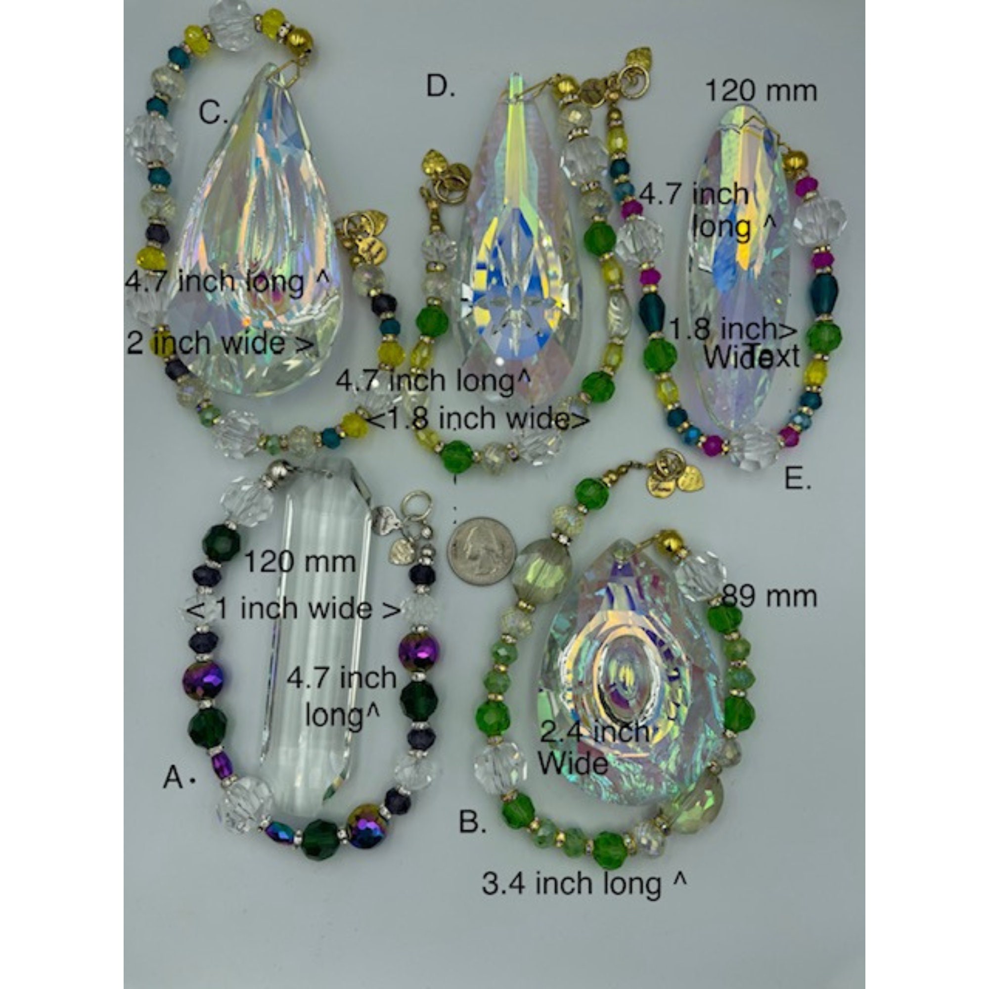 Crystal Suncatcher Suncatcher Yellow Handmade Crystal Suncatcher ...