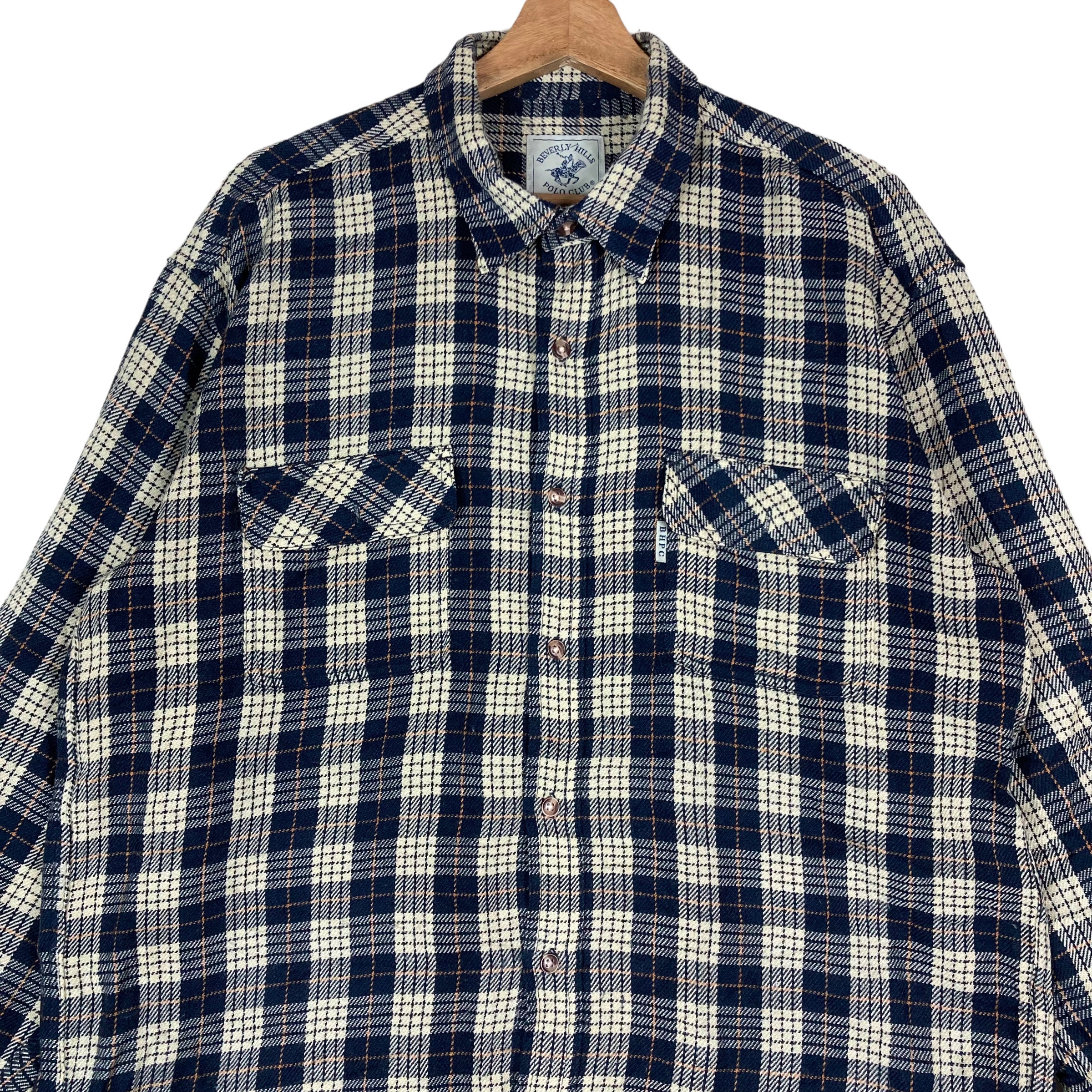Vintage Beverly Hills Polo Club Button up Shirt - Etsy