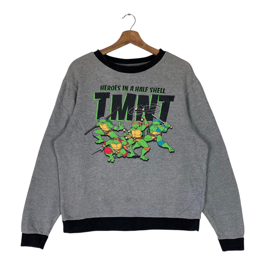 Vintage Nickelodeon Teenage Mutant Ninja Turtles Pullover Jumper ...