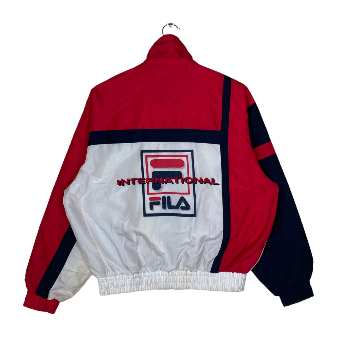 Vintage Fila Spell Out Multicolor Full Zipper Jacket - Etsy
