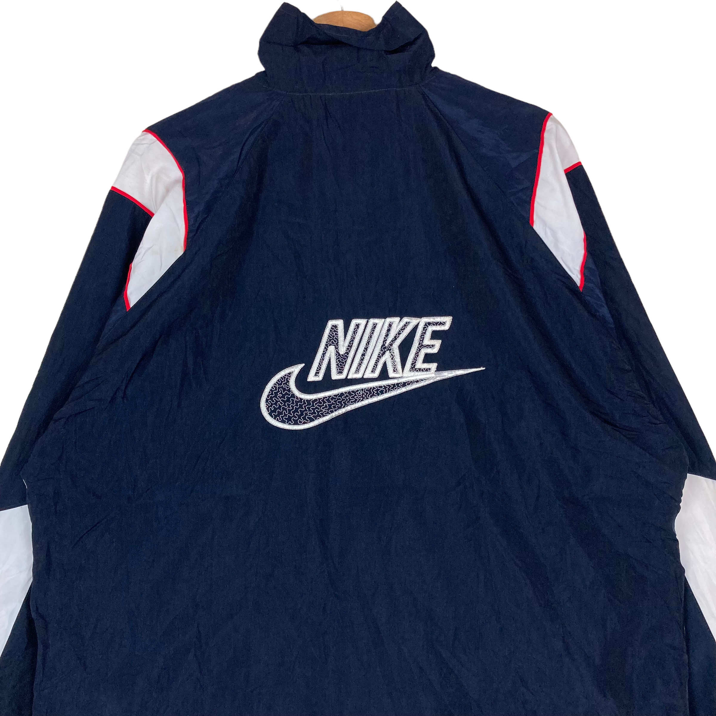 Nike Front Back Logo Full Zipper Windbreaker Jacket - Etsy