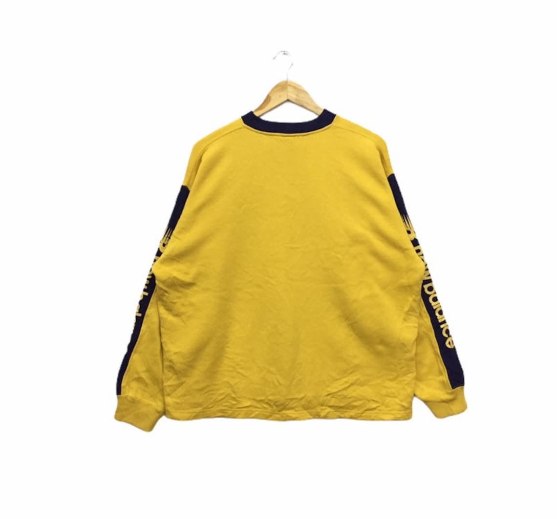 Vintage New Balance Sweatshirt Casual Jumper Streetwear Pullover ...