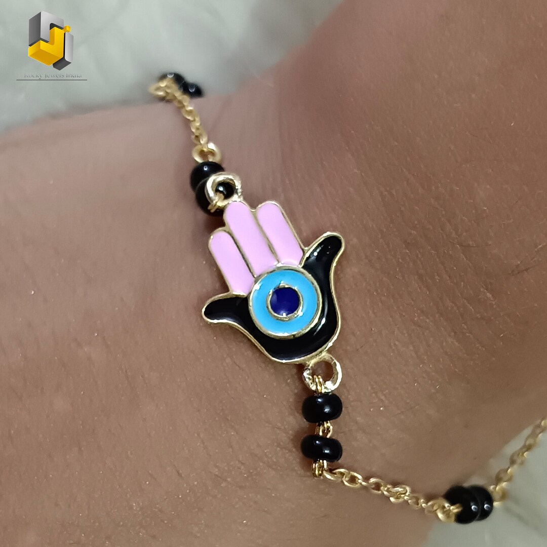 Evil Eye Hamsa Gorgeous Charm 925 Hollow Mark Kids Men Women Jewelry ...