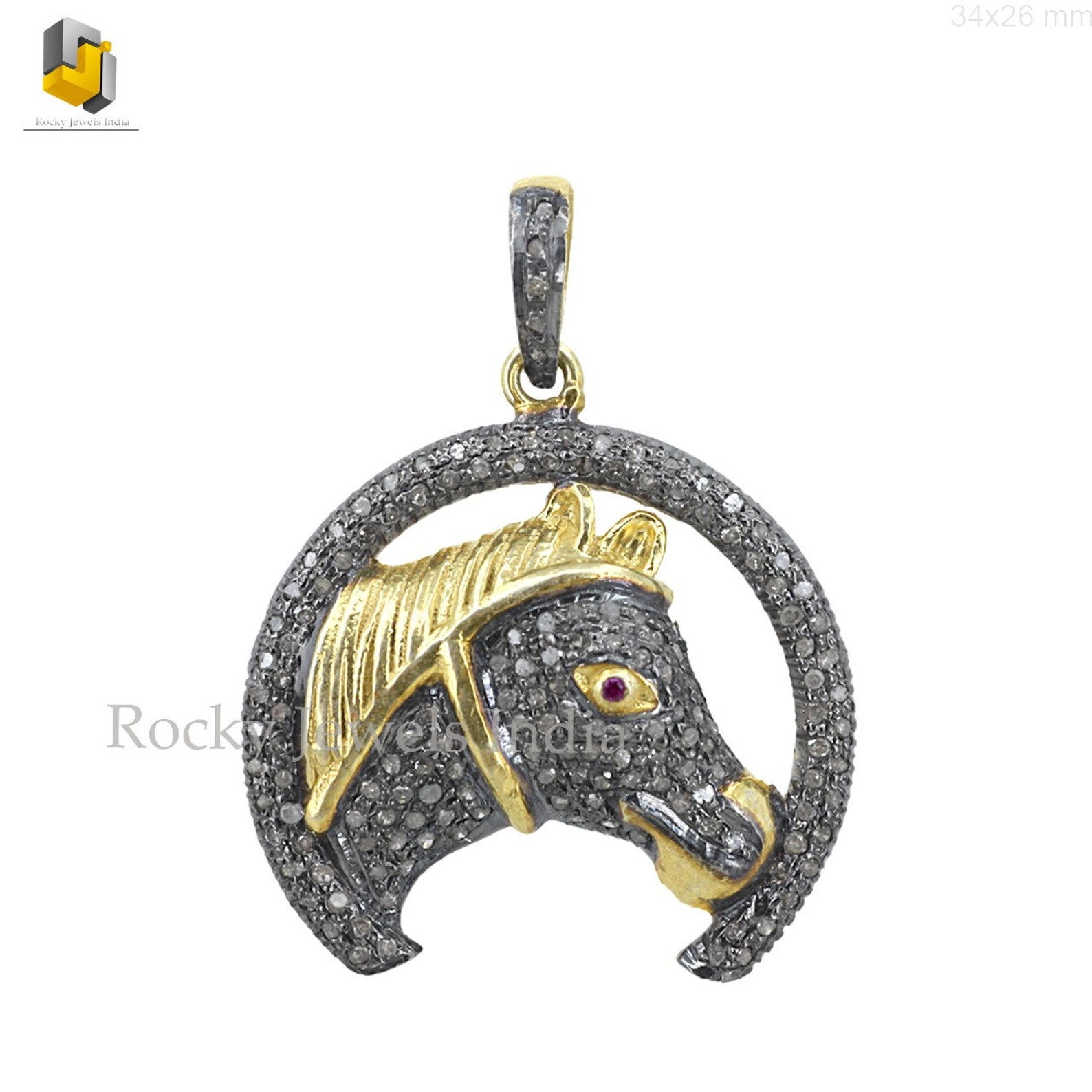 14k Gold 925 Sterling Silver Pave Setting Natural Diamond - Etsy