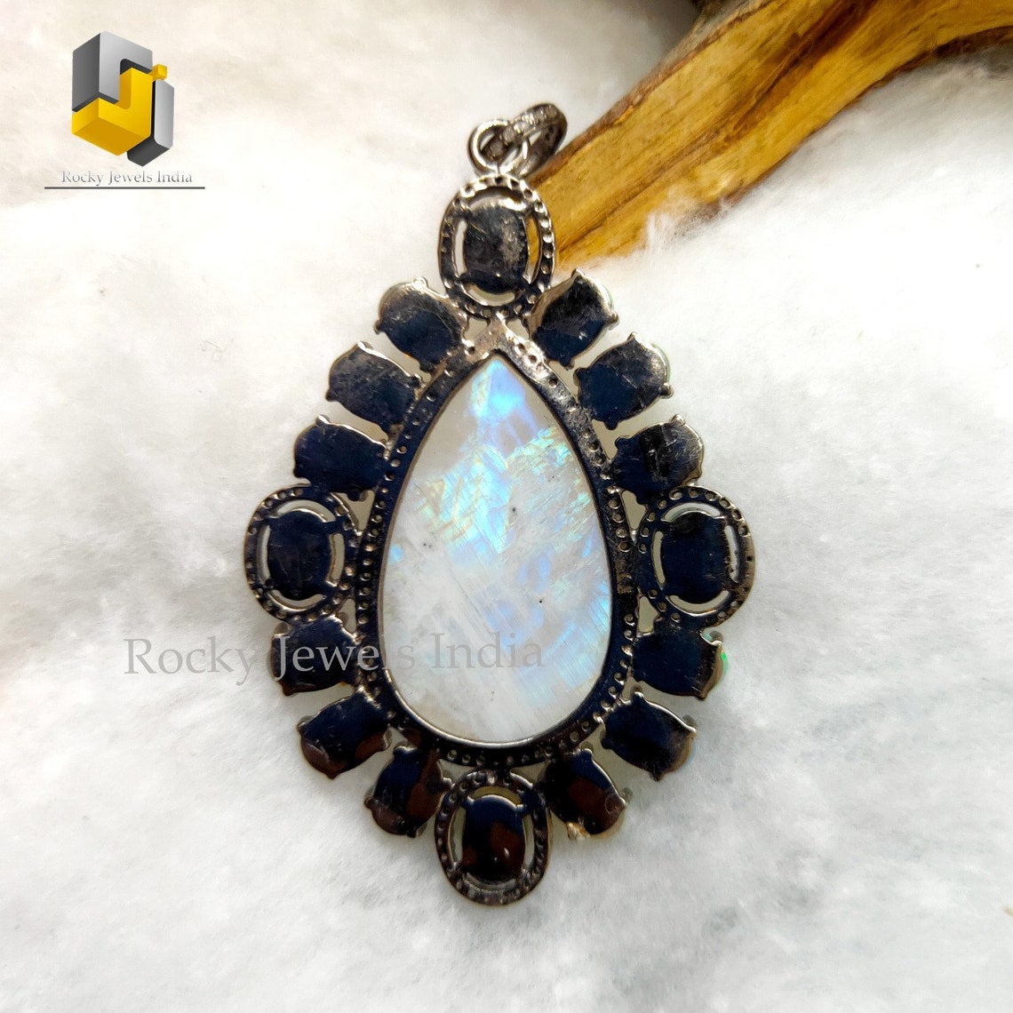 925 Sterling Silver Pave Setting Natural Diamond Beautiful - Etsy