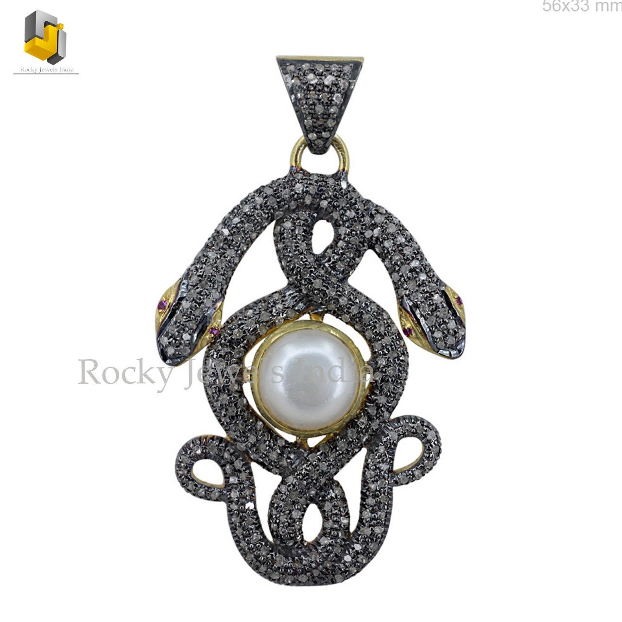 14k Gold 925 Sterling Silver Pave Setting Natural Diamond - Etsy