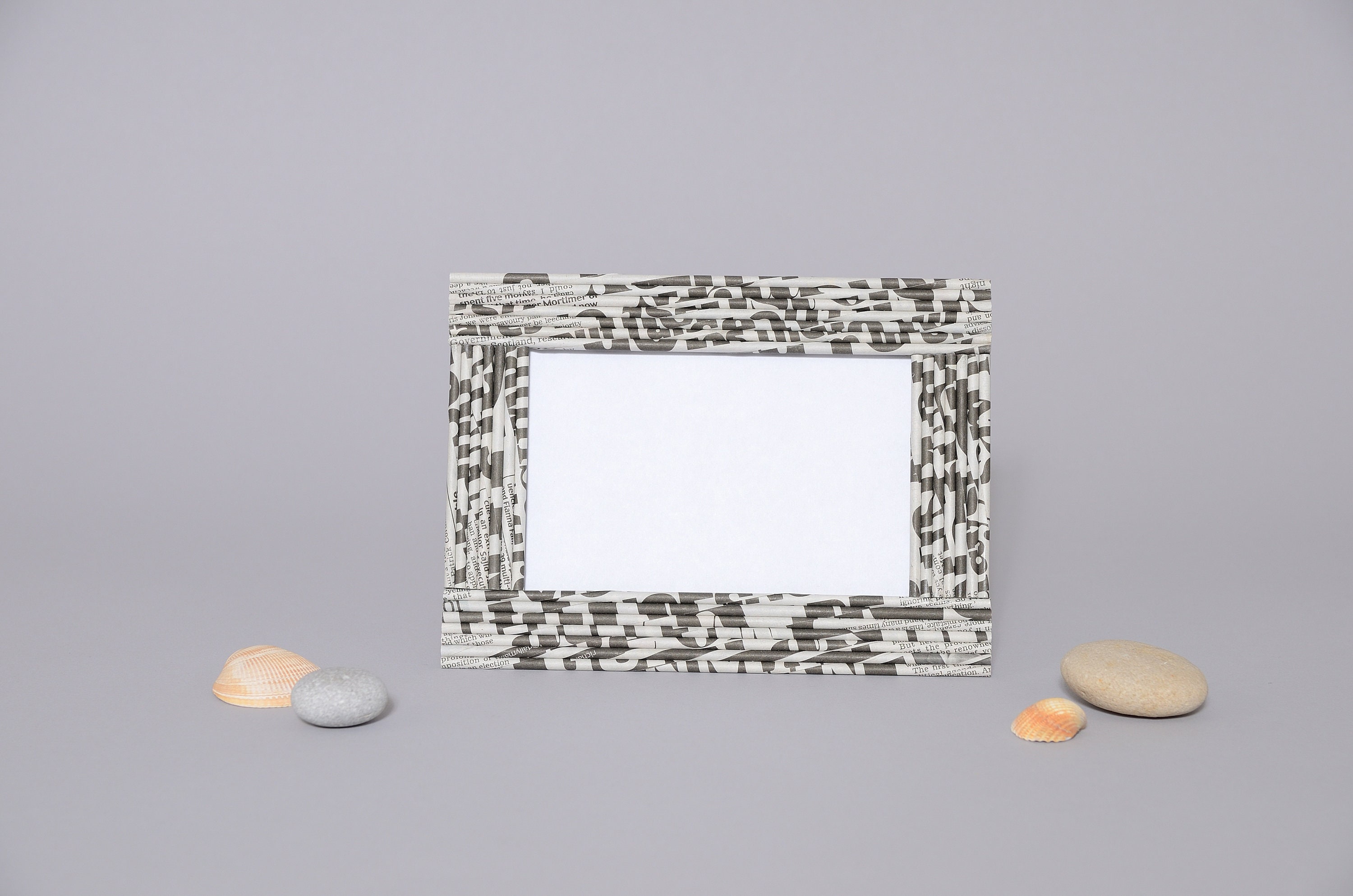 Recycled Newspaper Photo Frame Paper Frame A4 Picture Frame Unique ...