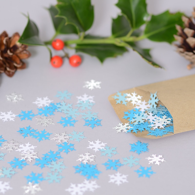 Snowflake Confetti - Etsy