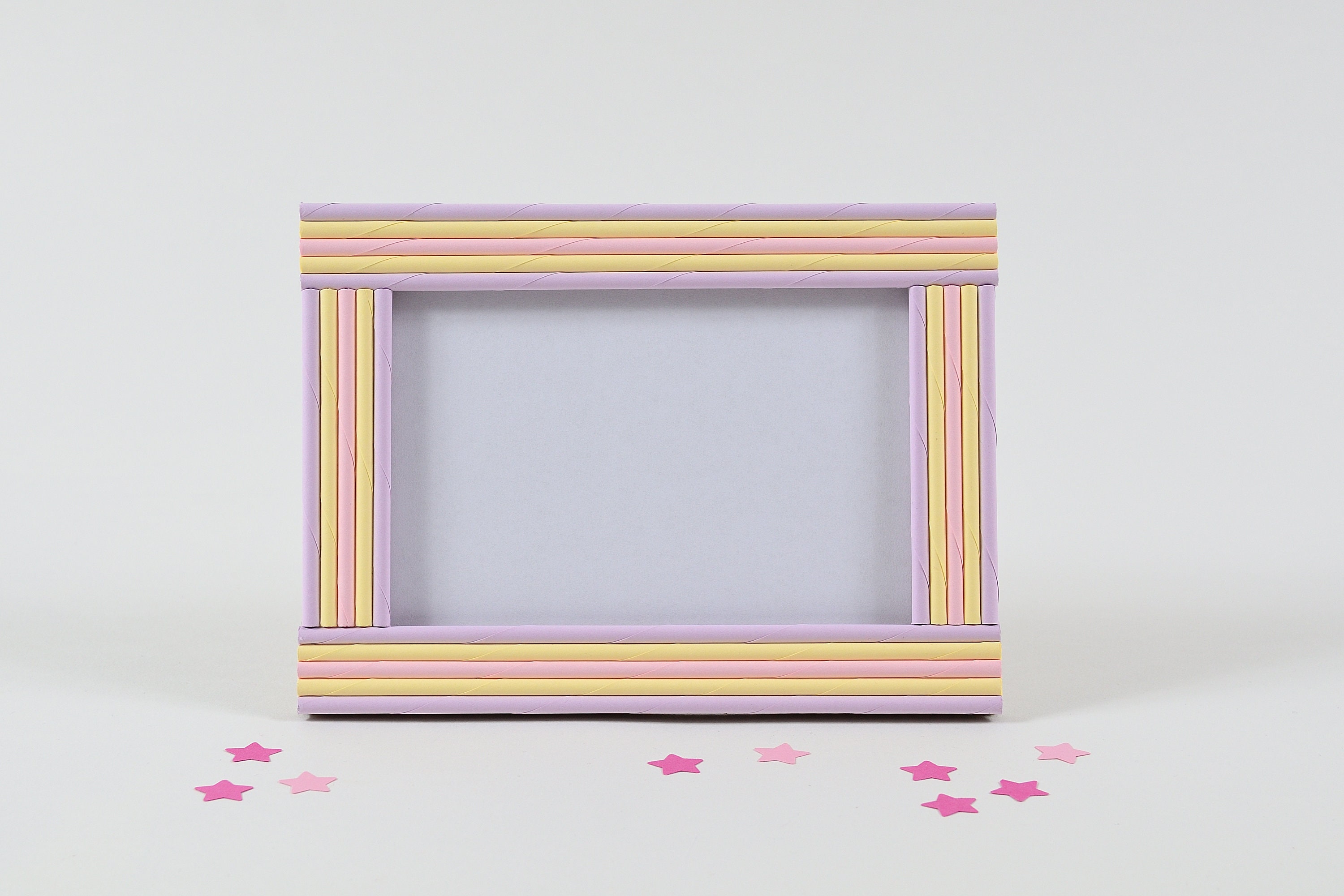 Recycled Pastel Copy Paper Boy/ Girl Photo Frame Paper Frame | Etsy