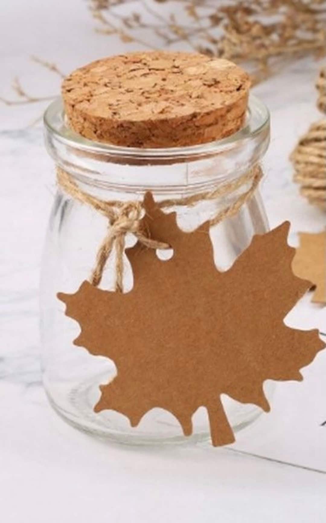 Mixed Leaf Gift Tags 6 With 1 Metre of Twine - Etsy