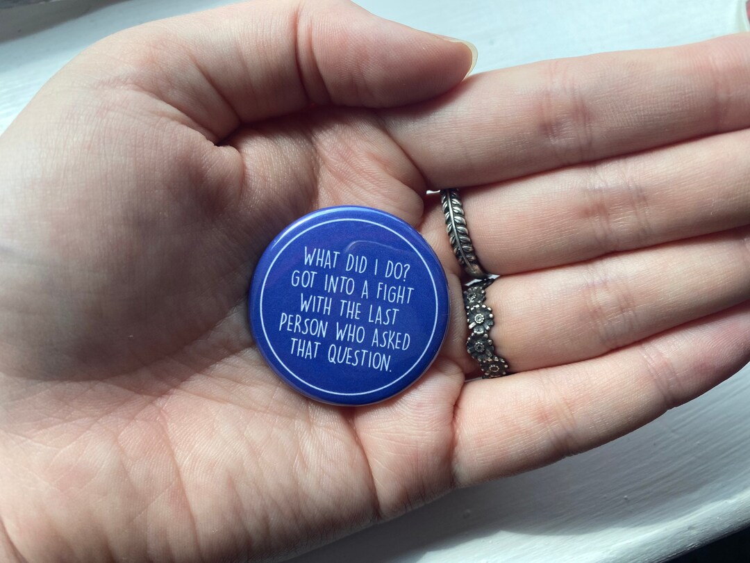 Comedy Disability Badge what Did I Do - Etsy