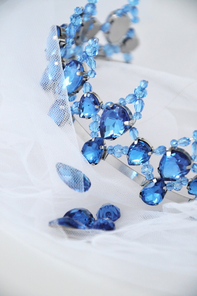 Blue Ballet Tiara, Princess Florine Ballet Tiara, Ballet Headpiece ...