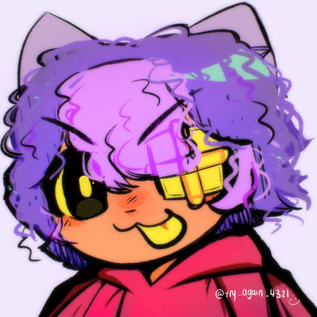 CUTE Chibi Profile Picture Commission headshot/profile Pic/icon Size ...