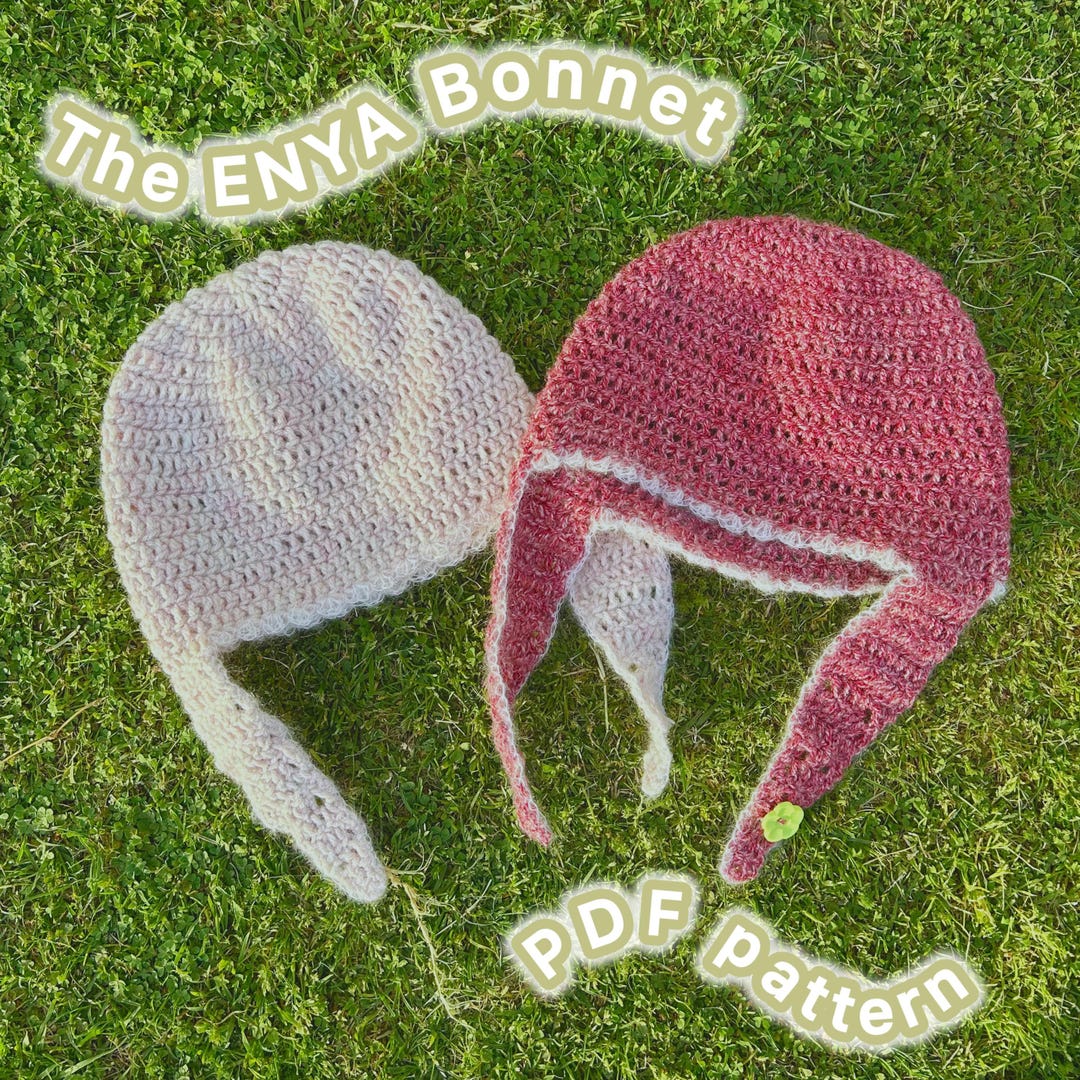 PDF PATTERN: ENYA Bonnet, Crochet Pattern, Crochet Bonnet - Etsy