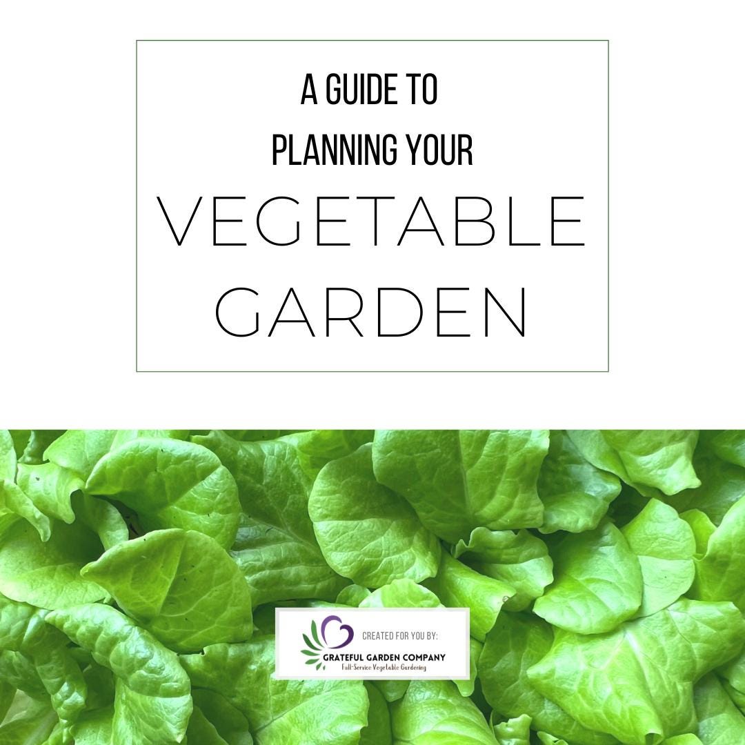 Vegetable Garden Planning Guide • E-book • Digital Download - Etsy