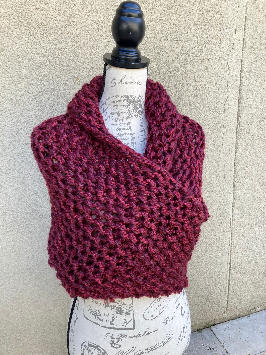 Claire Shawl, Knitted Shawl With Tassel, Winter Shawl, Medieval Shawl ...