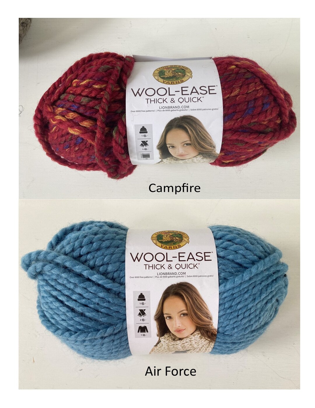 Lion Brand Wool Ease Worsted Weight Yarn discounted Overstocked ...