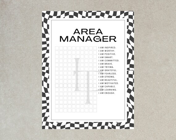 Arbonne Area Manager Tracker Promote to AM Usletter PDF - Etsy