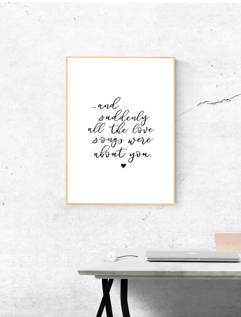 A4 Custom Quote Print Personalised Quote Poster Choice of - Etsy UK