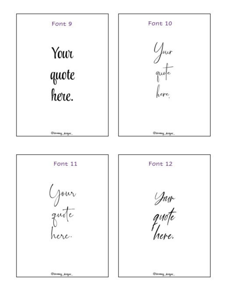 A4 Custom Quote Print Personalised Quote Poster Choice of - Etsy UK