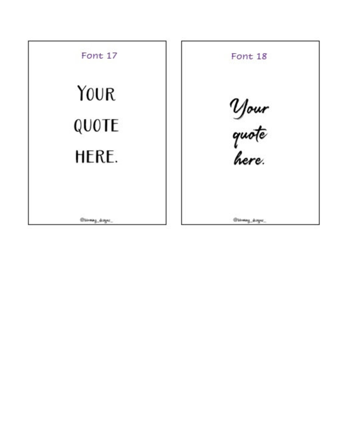 A4 Custom Quote Print Personalised Quote Poster Choice of - Etsy UK