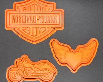 Harley Davidson Cookie - Etsy