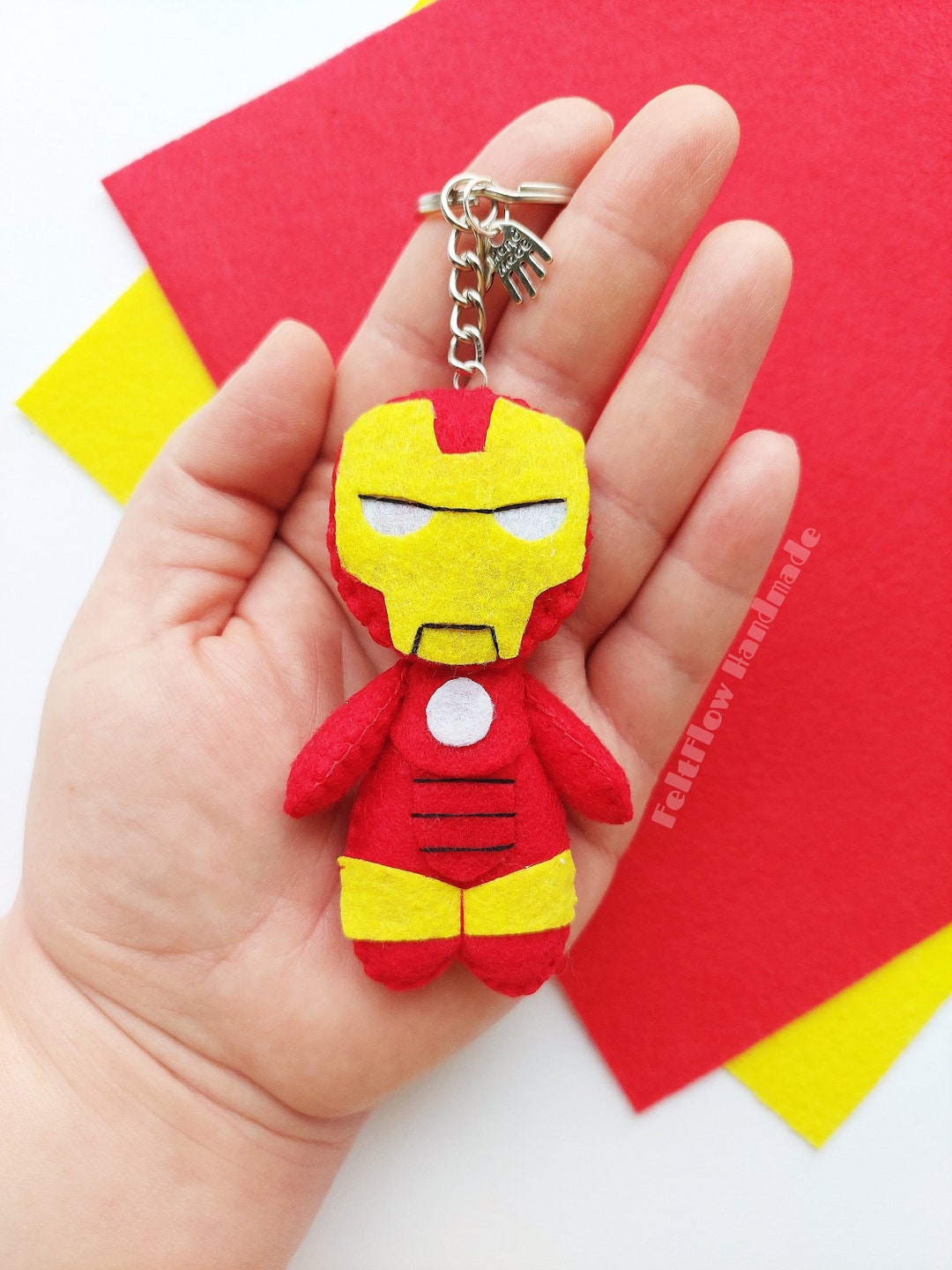 Handmade Felt Keychain Inspired by Ironman From Marvel Comics and ...