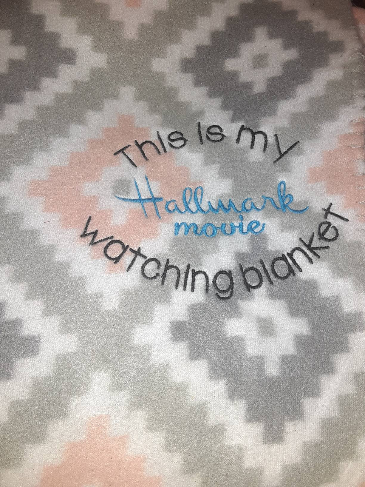 Hallmark Blanket - Etsy