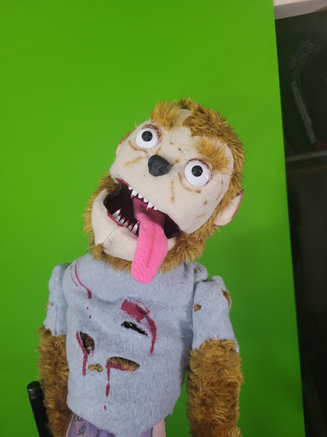 Handcrafted Larry Werewolf Puppet Featured on Basement 1-F Horror Movie - Etsy