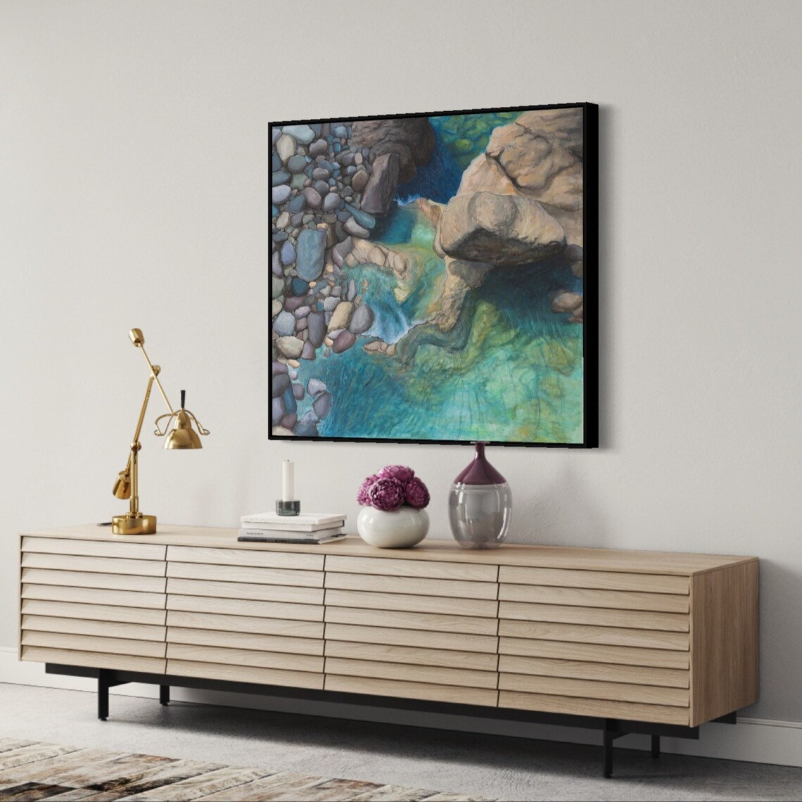 Print Large/small/medium on Canvas by Elyasaf Maymon. UNFRAMED, Acrylic ...