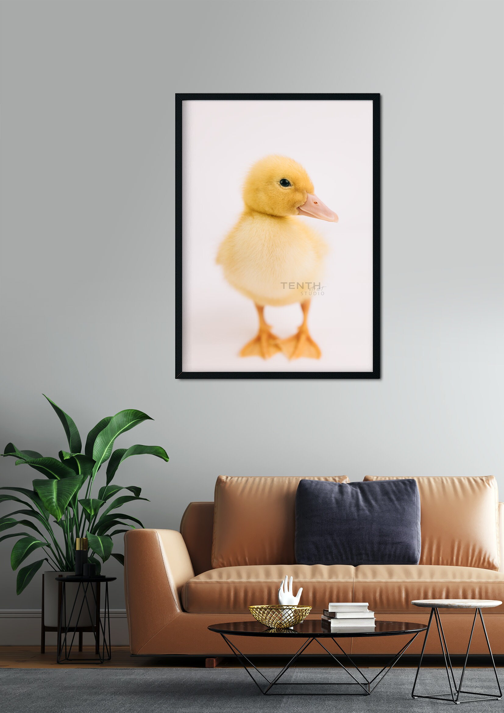Duck Print, Baby Animal Digital Printable Download, Children Bedroom ...