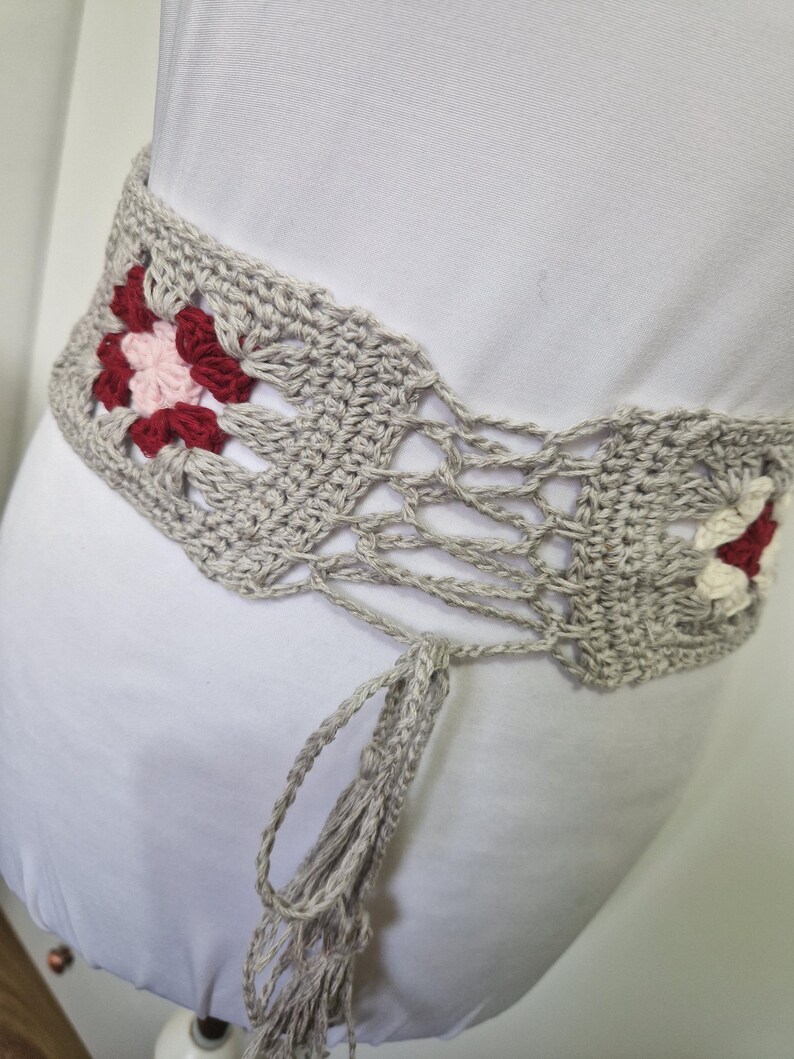 Granny Square Crochet Belt Pattern - Instant Download PDF - Etsy