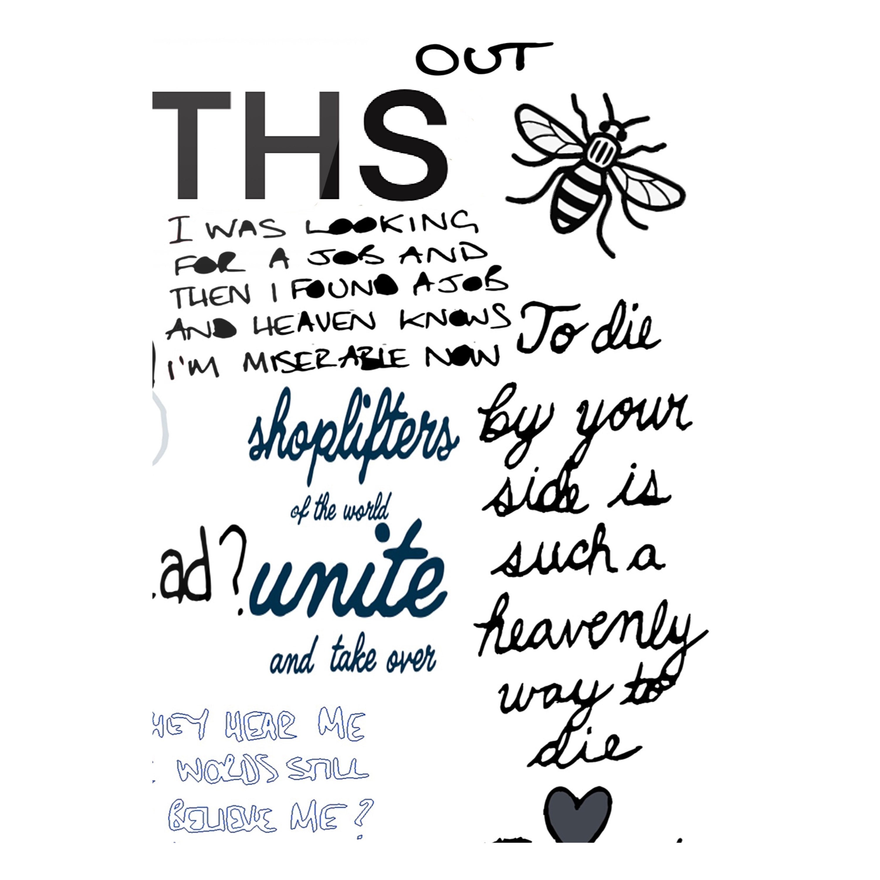 The Smiths Lyric Album Song Doodle Sketch Poster Print - Etsy UK