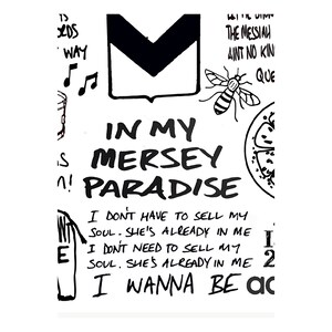 The Stone Roses Lyric Poster Features Album Artwork Music - Etsy