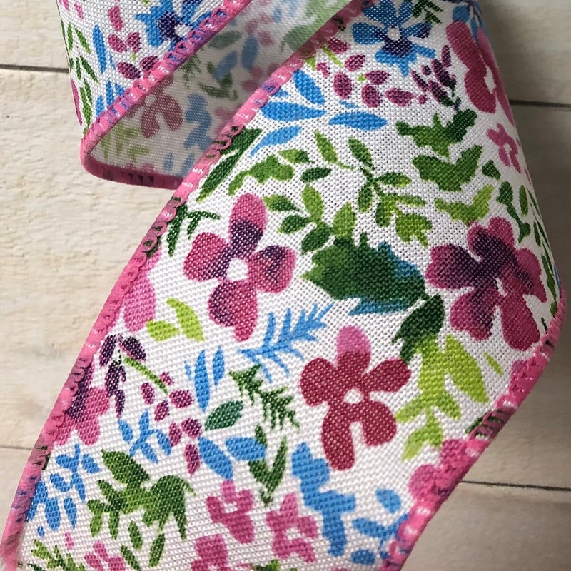 Floral Ribbon - Etsy