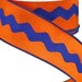 Royal Blue and Orange Wired Ribbon 1.5 Royal and Orange | Etsy