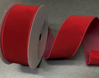 Red Christmas Ribbon | Etsy