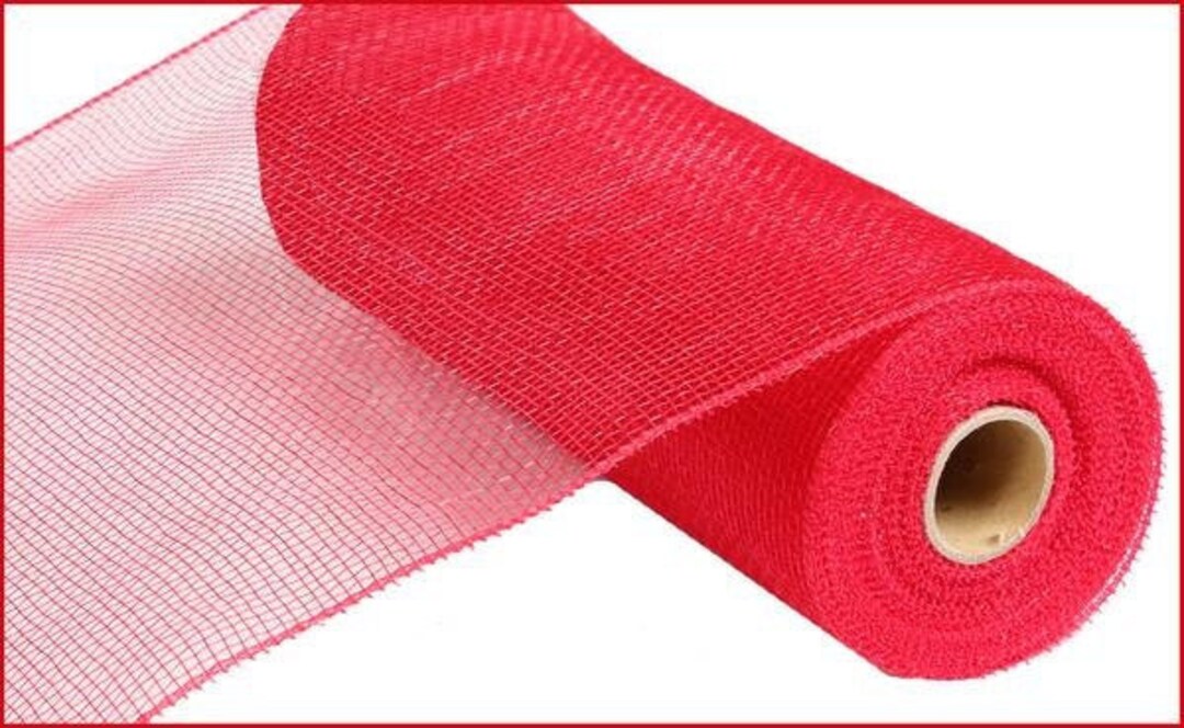 Red Deco Mesh, 10 in Deco Mesh Rolls, Red Deco Mesh Rolls, Christmas ...