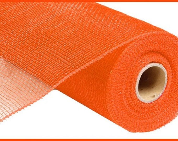 Orange Deco Mesh, 10 Inch Orange Deco Mesh Roll, Deco Mesh Rolls ...