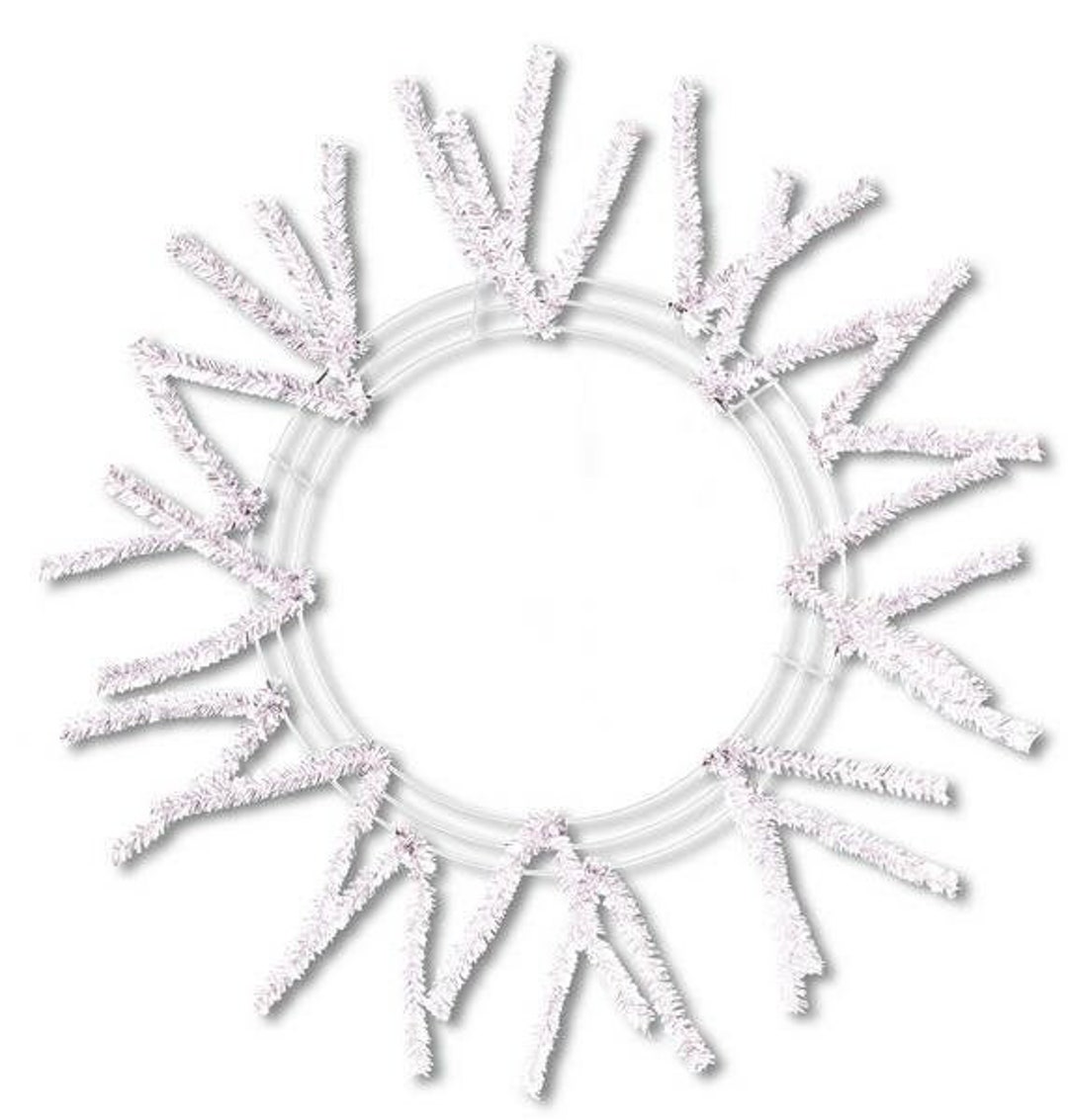 Iridescent White Pencil Work Form, 15 Inch White Iridescent Work Frame ...