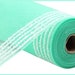 Mint Green Wide Border Drift White 10 Inch Mesh, Mint Green White 10 ...
