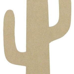 Natural Cactus Sign, 14"h by 7.5"l MDF Cactus Sign, Cactus Sign, Wreath ...