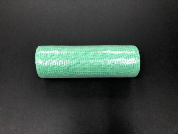 Mint Green Fabric Mesh Mint Natural Fabric Deco Mesh Fabric - Etsy